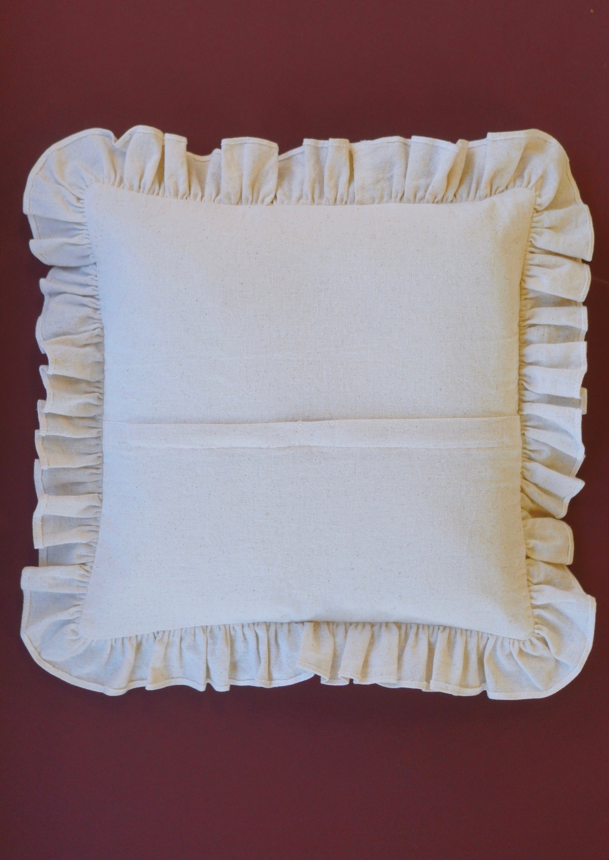 Ruffle Floral Cushion – DUTUGO